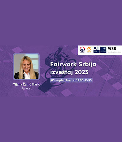 Public Policy Research Center Tijana žunić Marić At The Fairwork